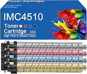 Amazon.com: RIOMAN IMC4510 Toner Cartridges Compatible for Ricoh 842526 842529 842528 842527 ...
