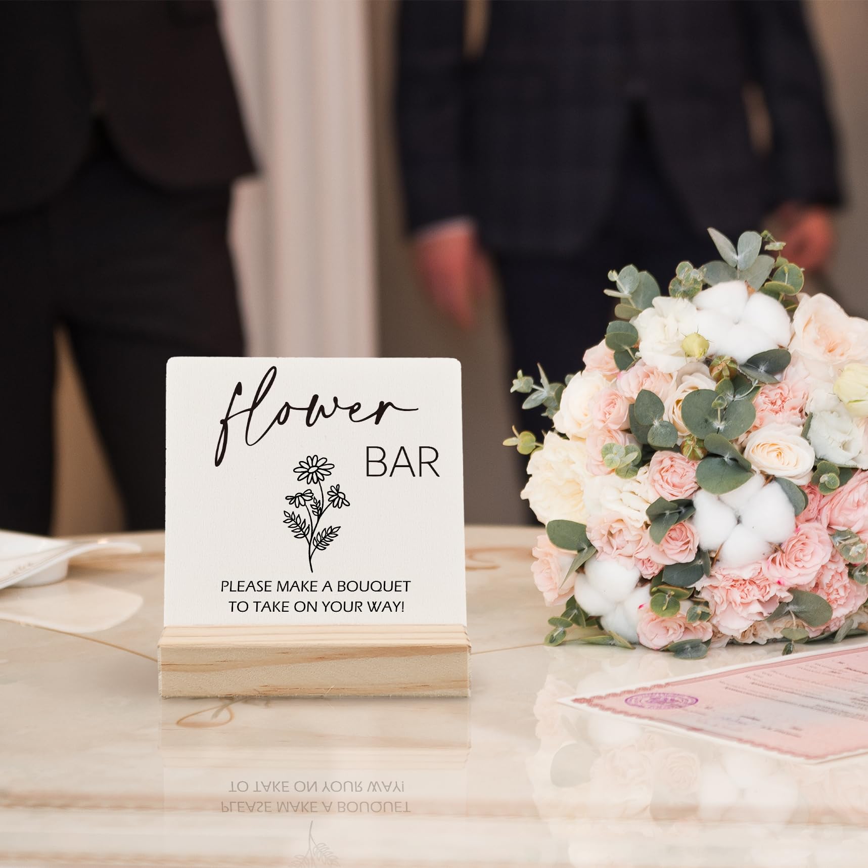 Snapklik.com : ANIANG Flower Bar Desk Decor, Bridal Shower Sign, Flower ...