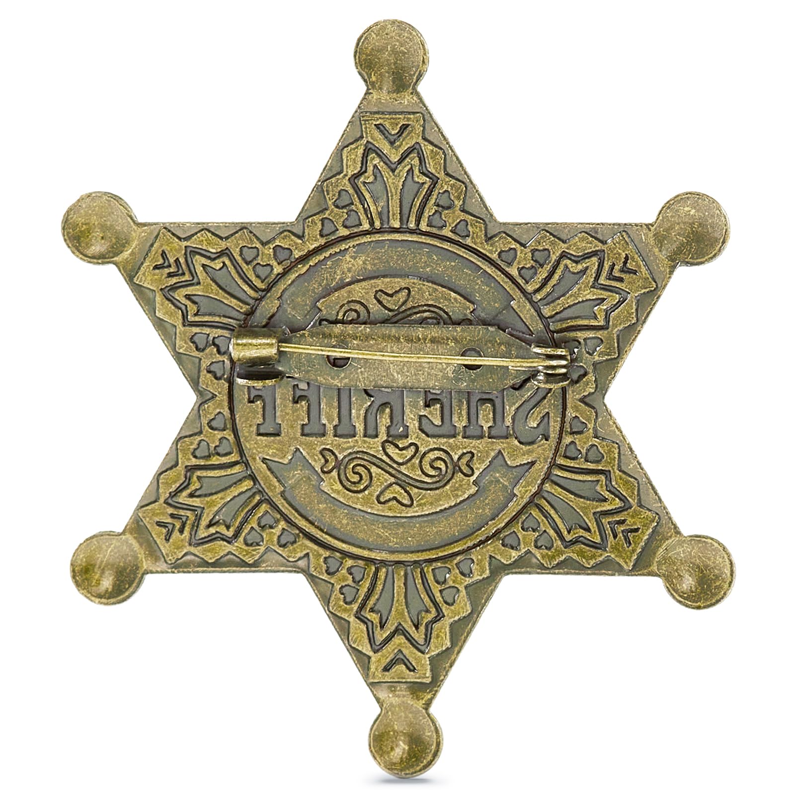 Snapklik.com : Sheriff Badge, Made Of Metal, Police Pin, Western Cop ...