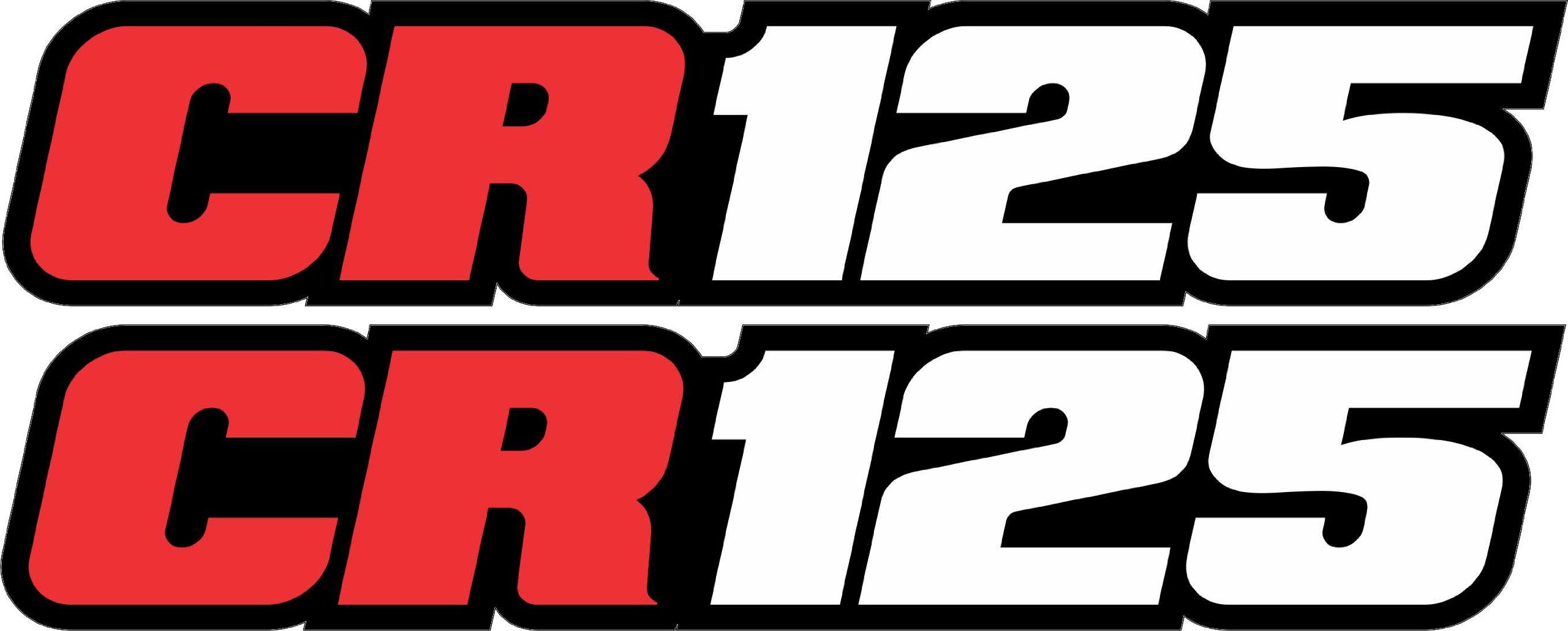 Amazon.com: Cr 125 Swingarm Airbox Number Plate Decals Stickers Cr125 ...