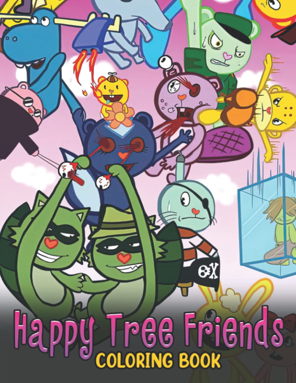 Buy Häppy Trëë Friënds Coloring Book: Adorable Coloring Pages With ...