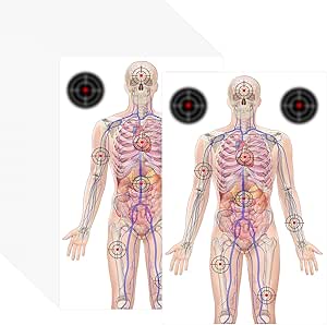 Amazon.com : 50 PCS 23 x 35’’ Silhouette Paper Targets Human Silhouette ...