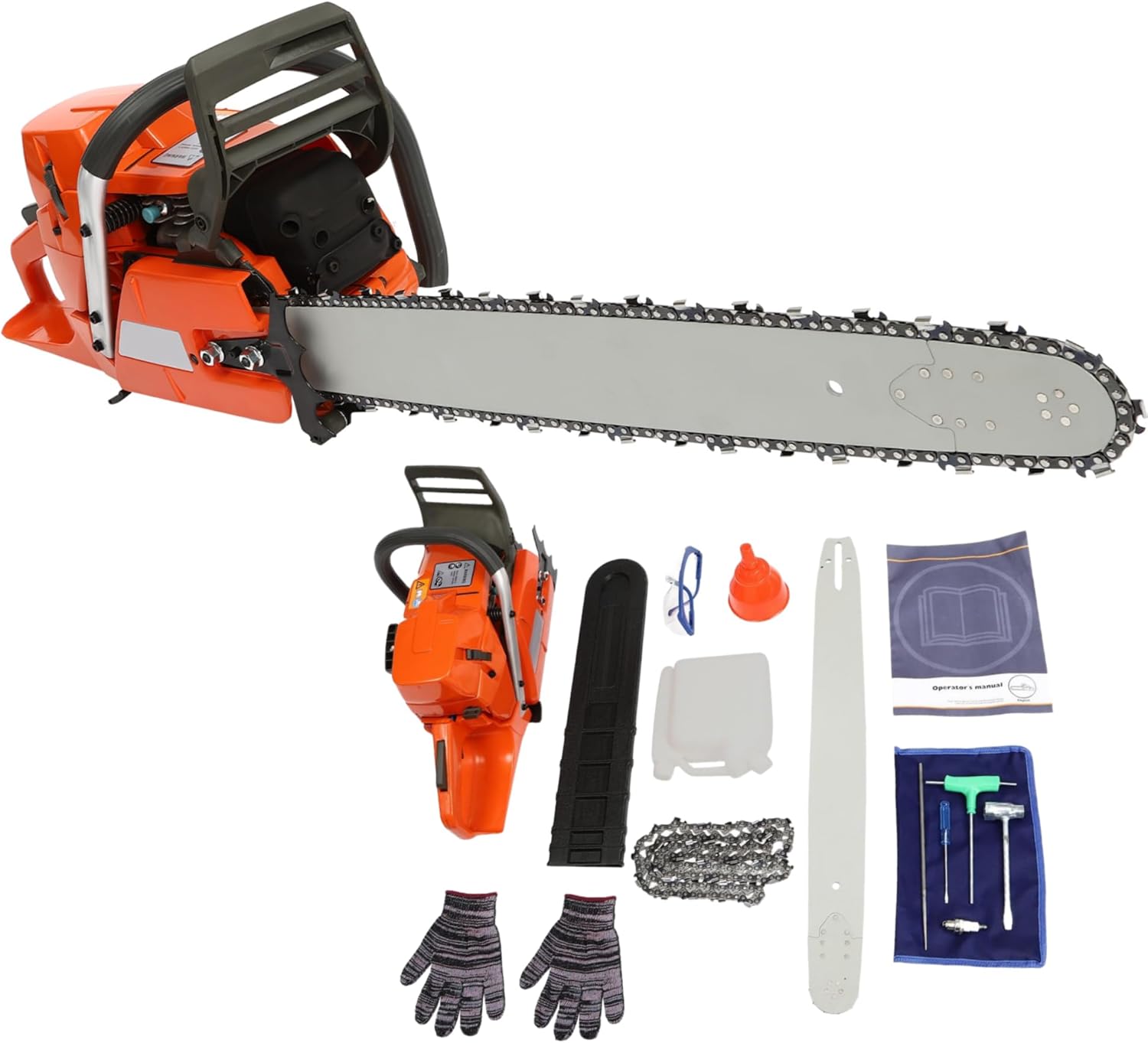 Amazon.com: YIYIONCE 24In Gas Chainsaw 72CC 3.9KW Air-cooled Gas ...