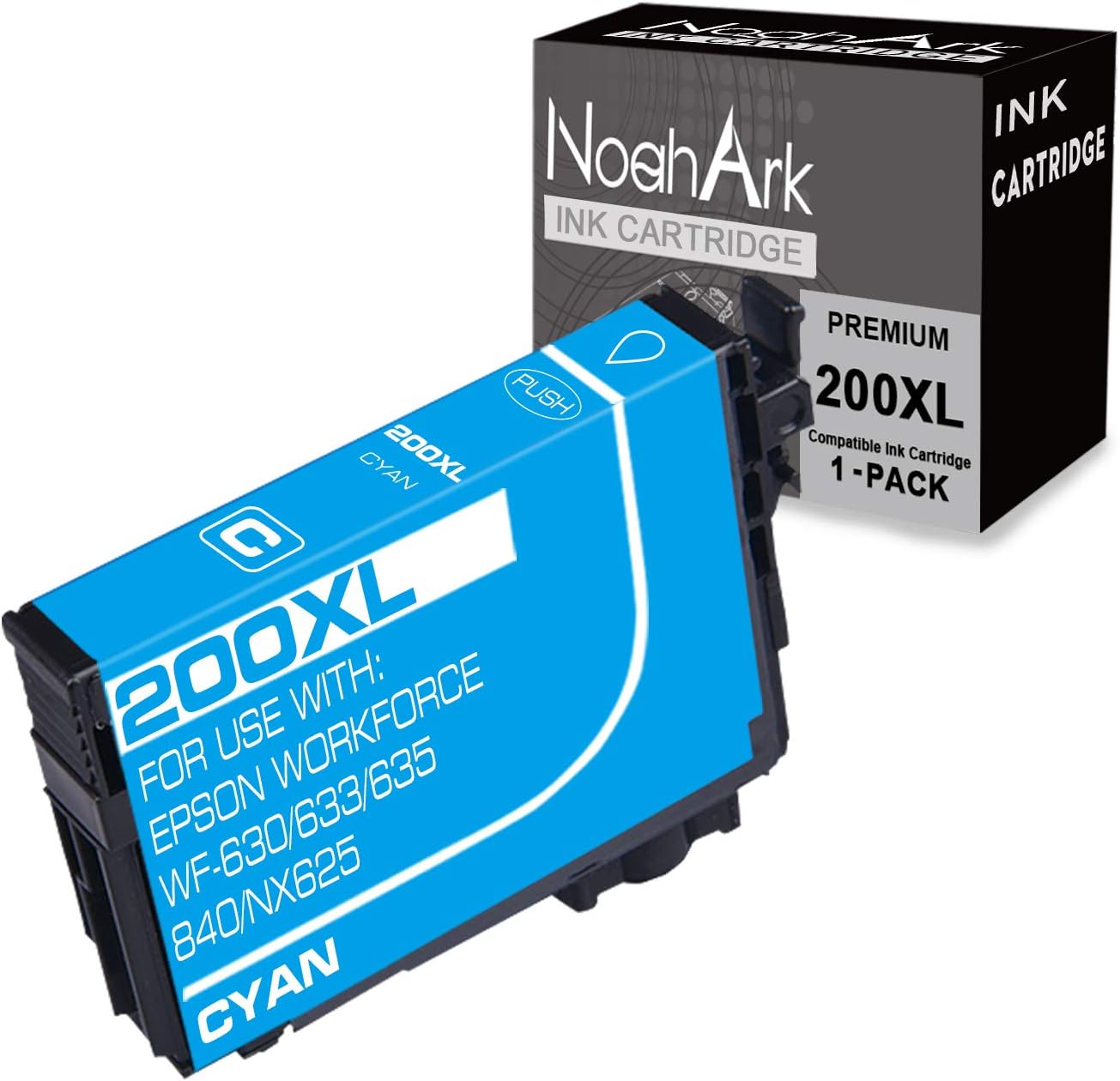 Amazon.com: INK4WORK 200XL Cyan Remanufactured Ink Cartridge ...
