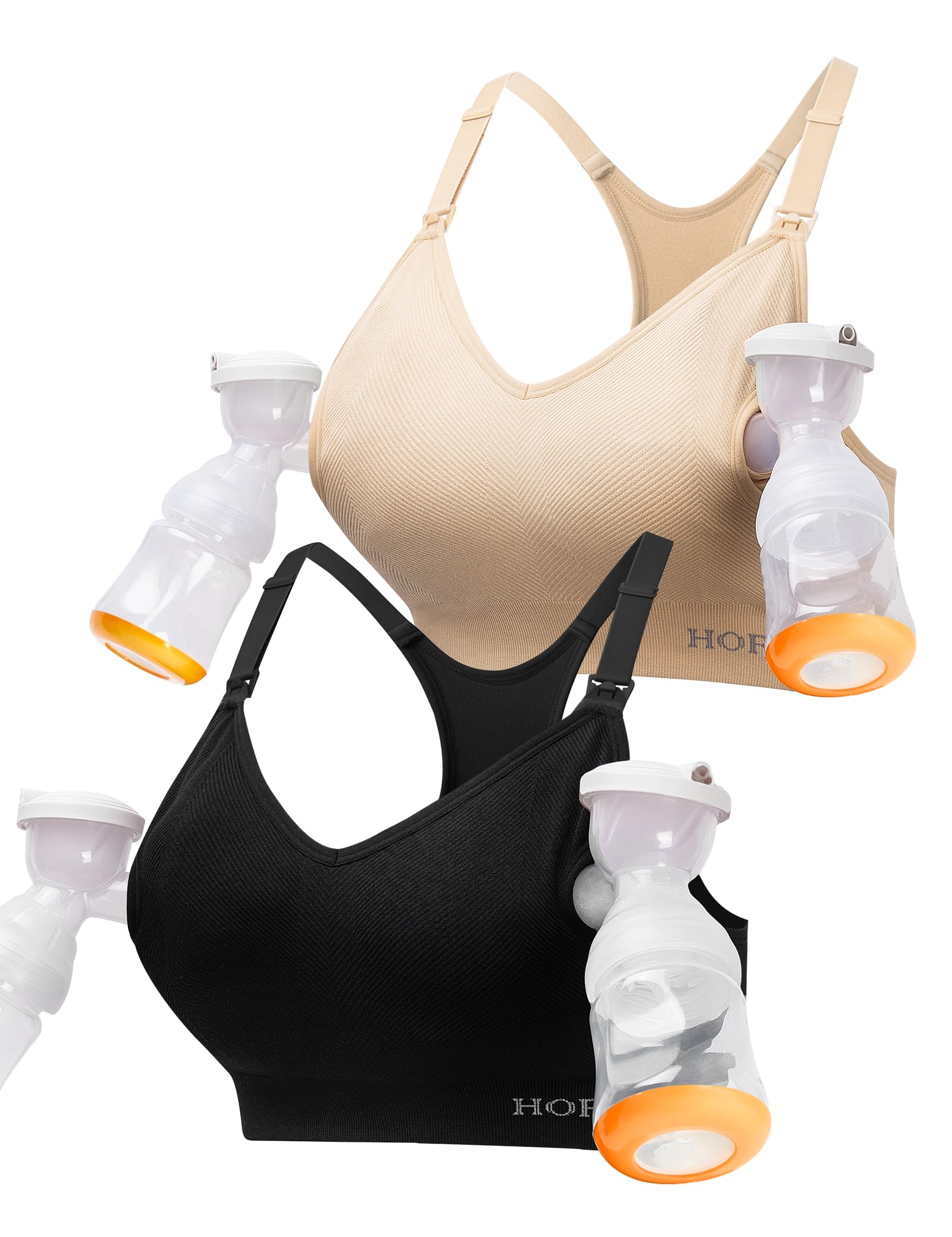 Snapklik.com : Pumping & Nursing Bra Hands Free Support Breastfeeding ...