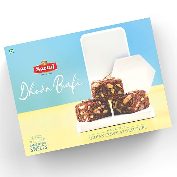 Sartaj Dhoda Burfi Sweets, 500g Pack | Indian Mithai | Best Gift for ...