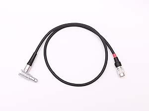 Amazon.com: Male 0B 2pin Right Angle to 4pin Hirose Female Power Cable ...