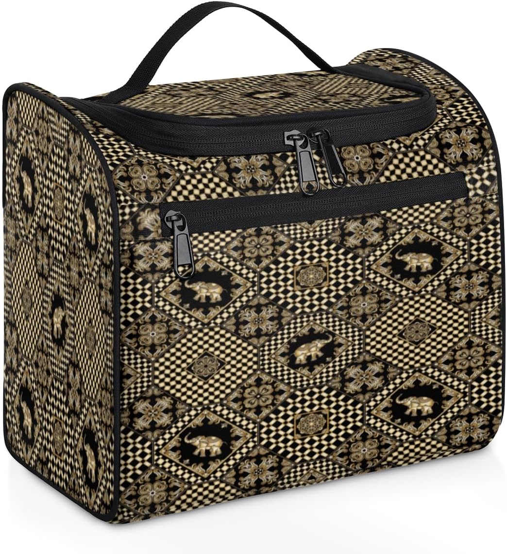 Amazon.com: Elephant Patchwork Moroccan Toiletry Bag for Men Travel ...