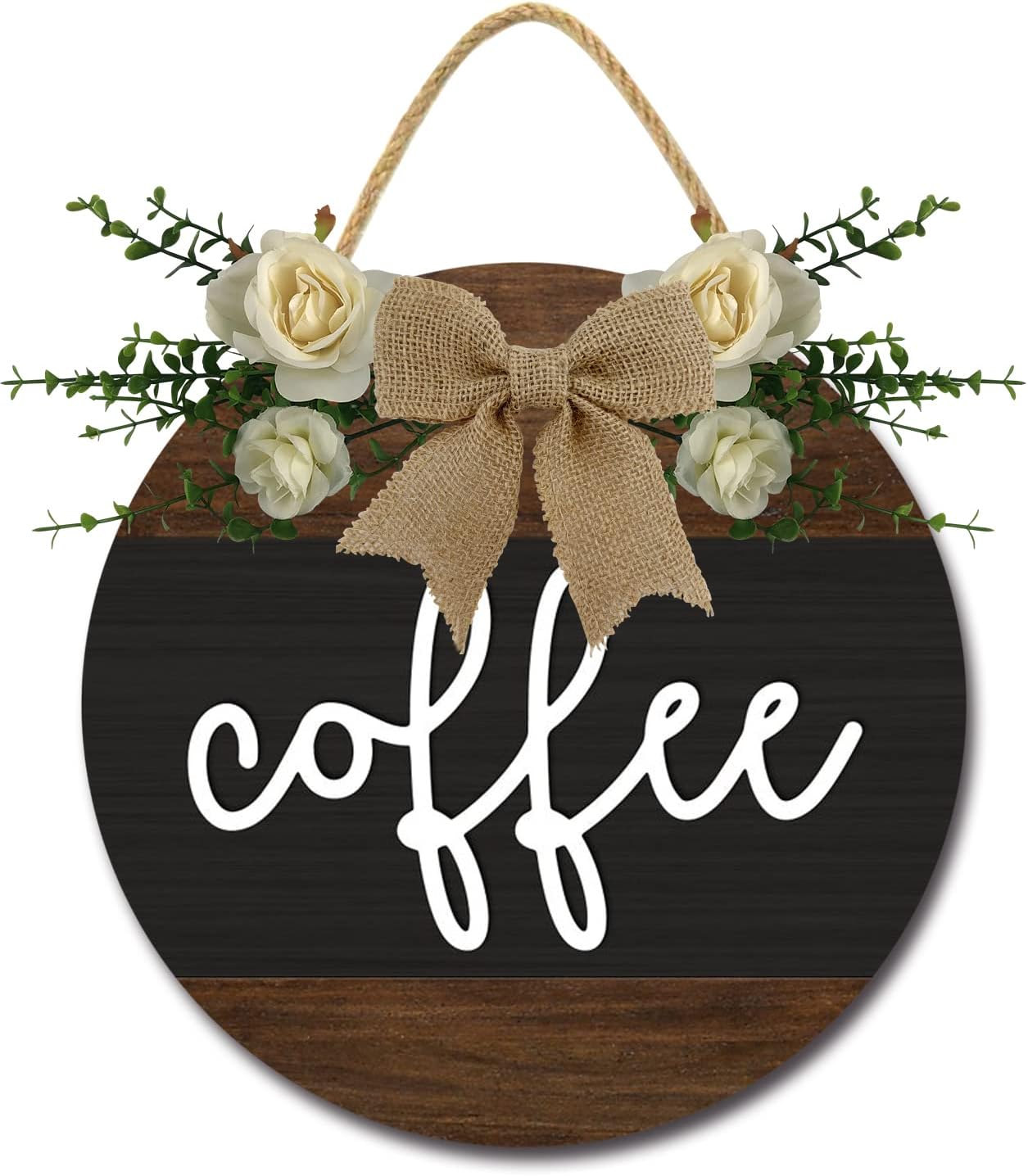 Amazon.com: KPSheng Coffee Sign Rustic Wood Coffee Sign Farmhouse ...