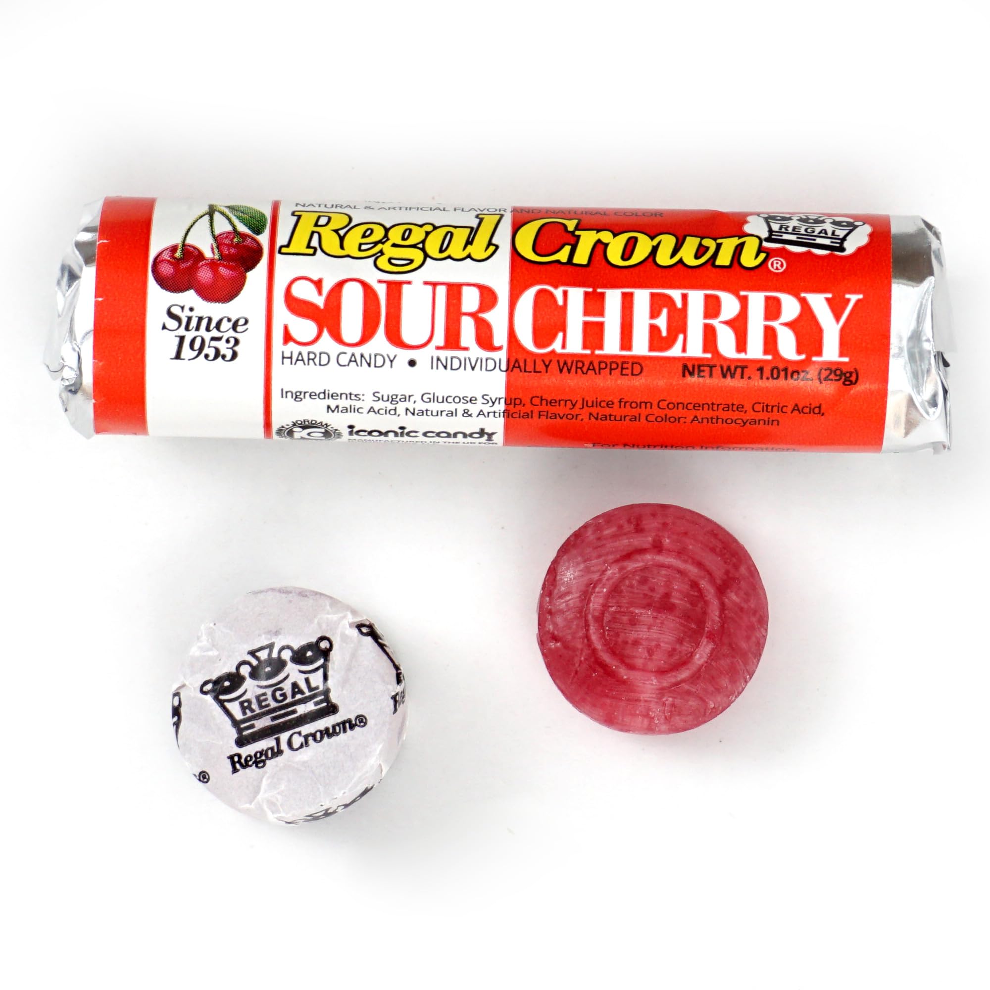 Glass Meal Prep Set Regal Crown Sour Cherry Hard Candy - Tart & Tangy ...
