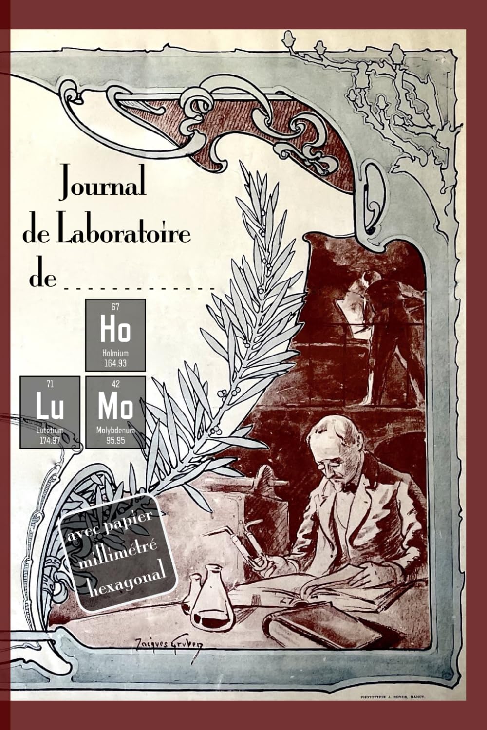 Carnet de chimie organique & Journal de laboratoire avec papier ...