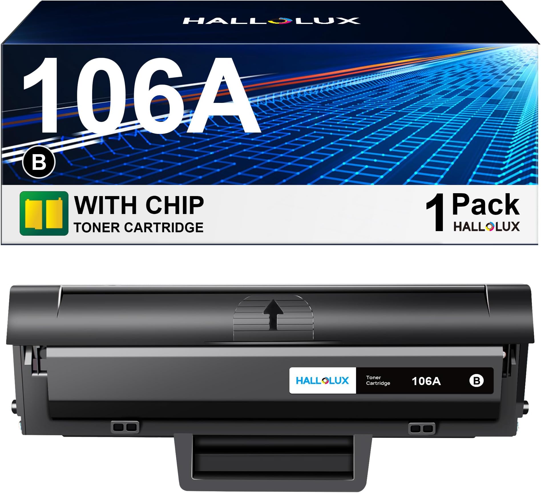 HP 106A (W1106A) Original Toner Schwarz für HP Laser 107, 135, 137 ...