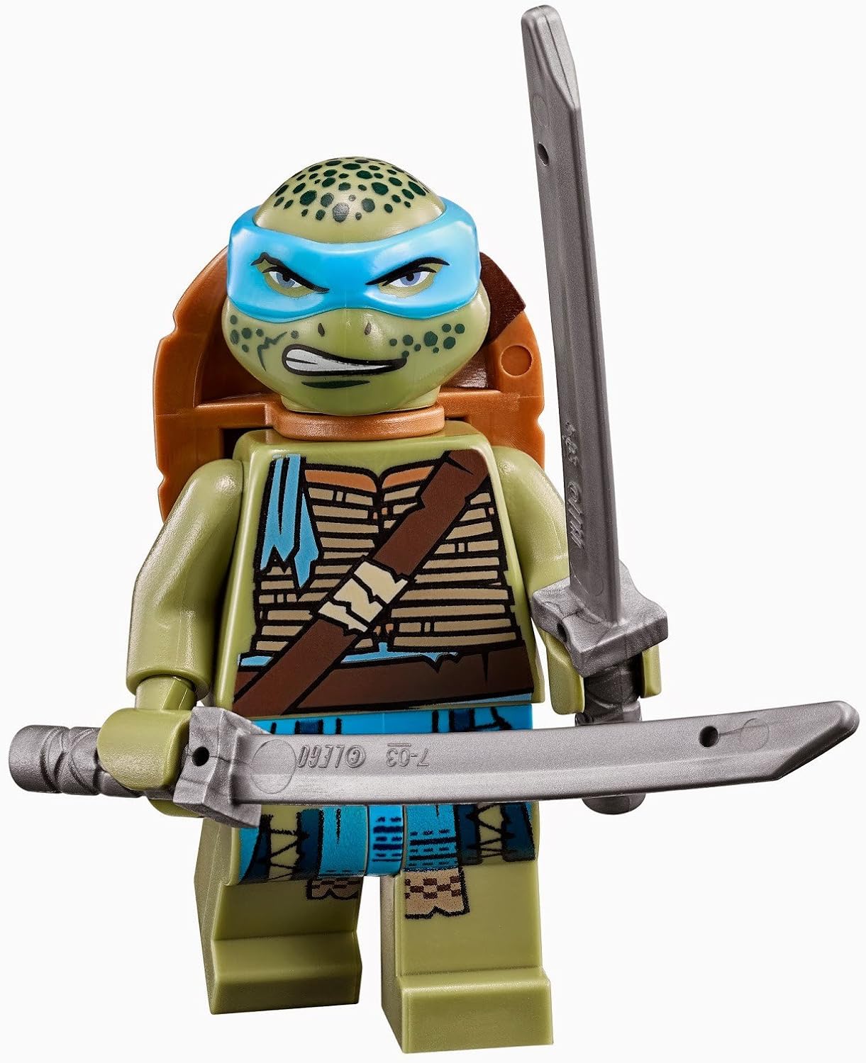 LEGO Teenage Mutant Ninja Turtle Minifigure Leonardo with Scabbard ...