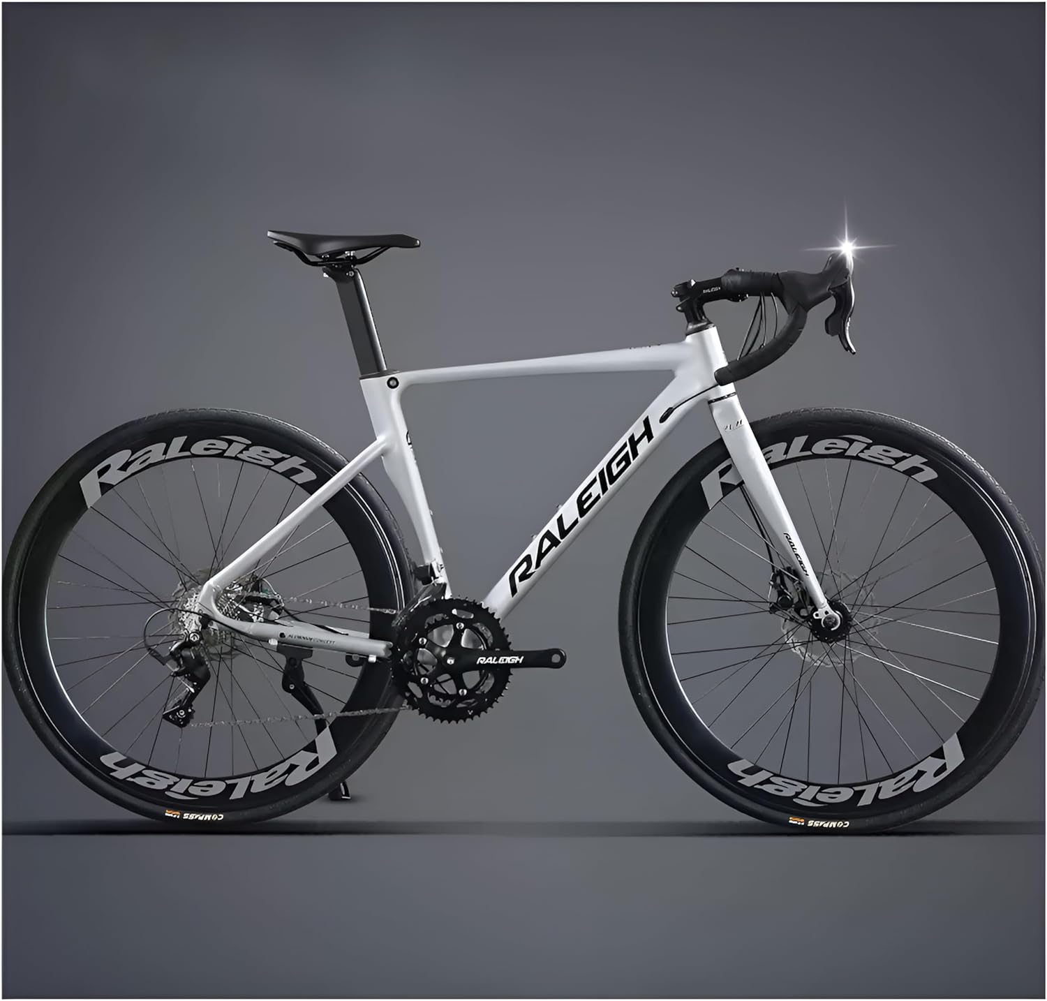 Amazon | ロードサイクル 16段変速自転車 アルミフレーム デュアルコントロールレバーロードバイクエアロバイクドロップハンドル 700C×28C 適応身長160cm以上 ...