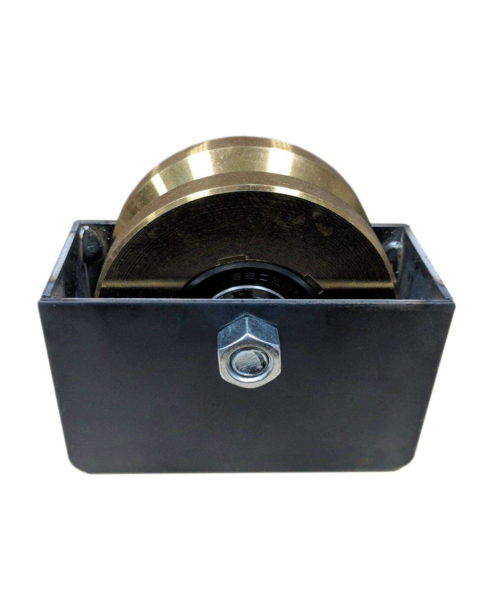 Buy 4" V Groove Caster Wheel with Box - V Groove Wheel for Sliding Gate ...