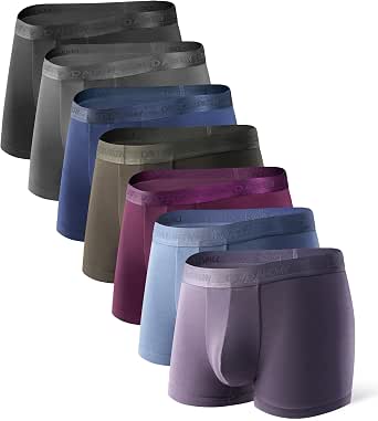 DAVID ARCHY Men's Underwear Modal Ultra Soft Trunks Second Skin ...