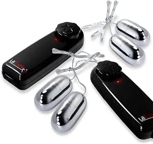 Amazon.com: LeLuv Vibrator Dual Small Silver Bullets Multi-Speed ...