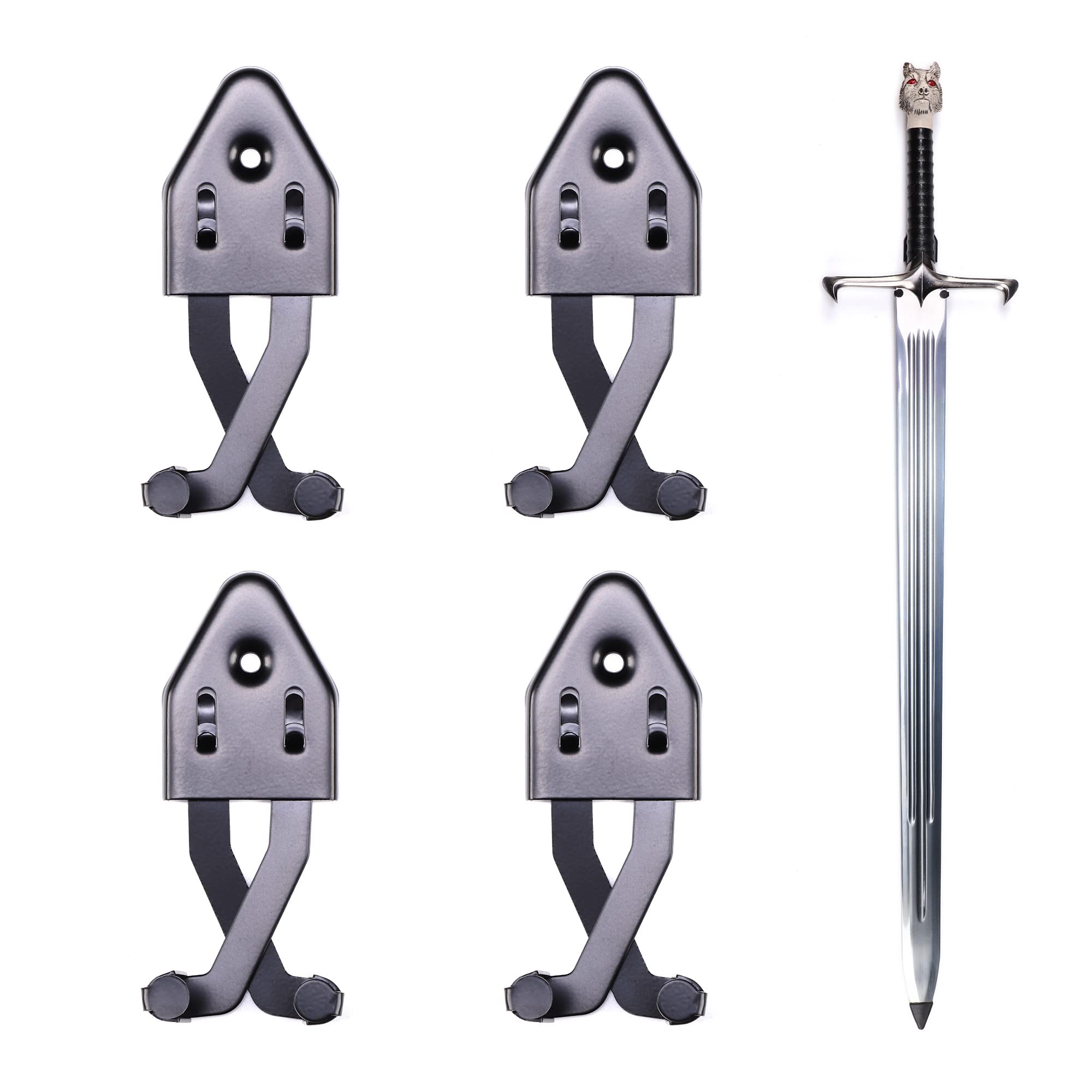 Snapklik.com : Metal Single Sword Vertical Wall Mount Universal Display ...