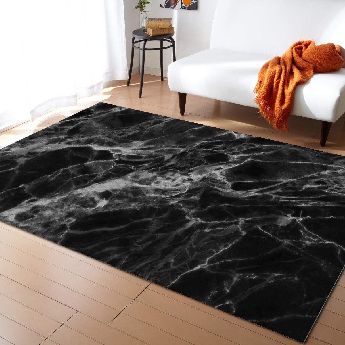 Amazon.com : Gsypo Marble Abstract Indoor Modern Contemporary Area Rug ...