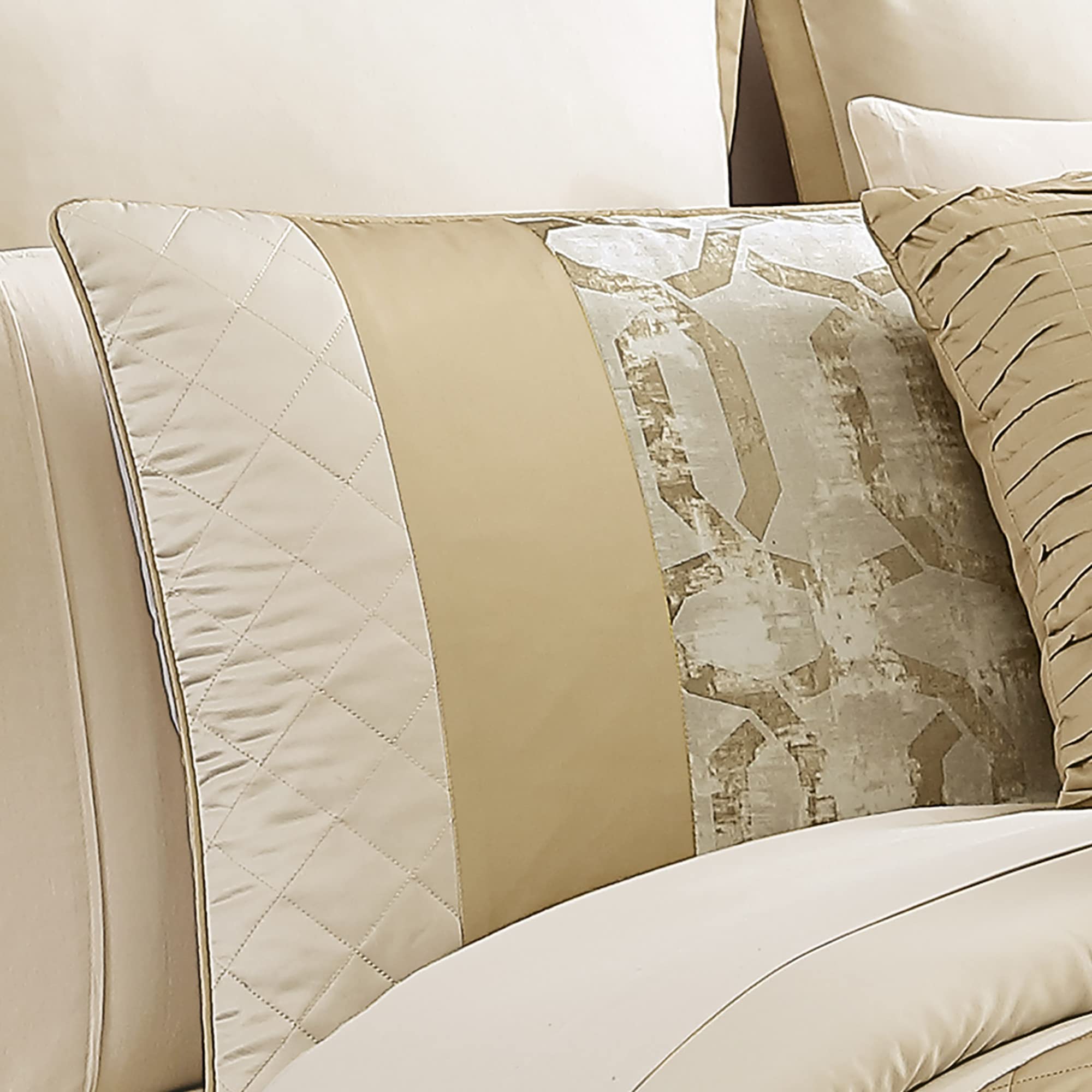 Riverbrook Home 100% Polyester Comforter Set, King, Bergen - Gold, 10 ...