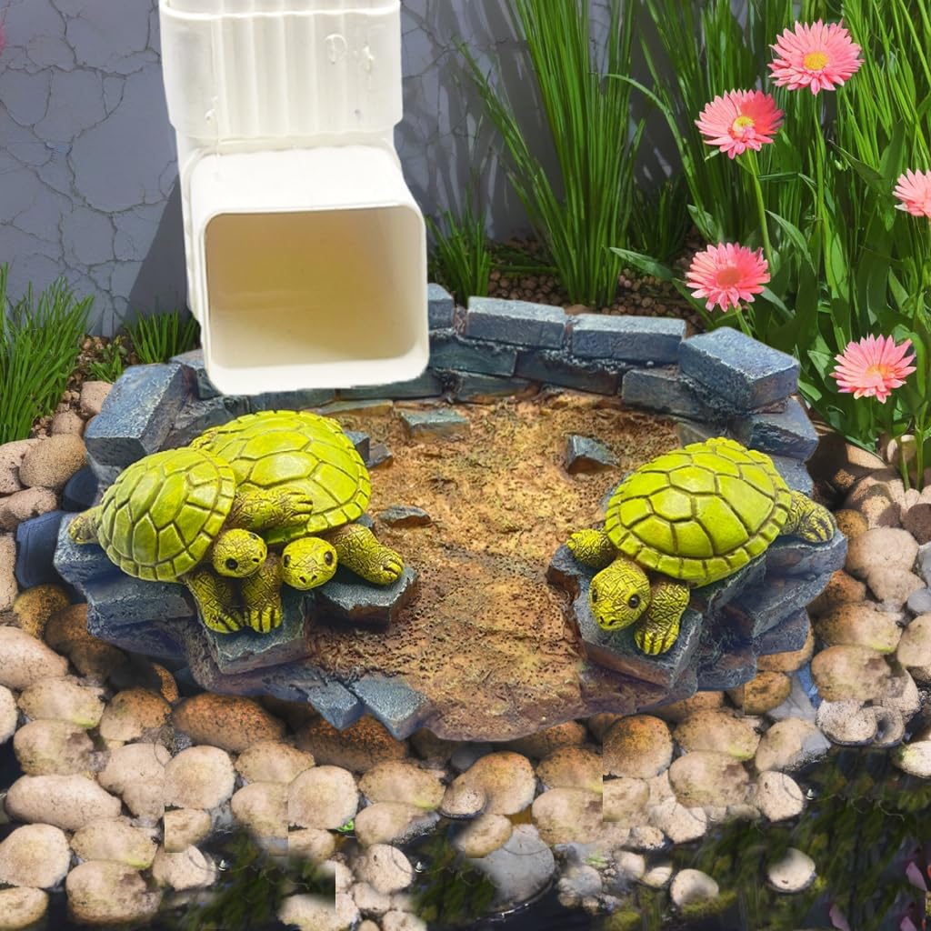 Amazon.com: Turtle Splash Block - Decorative Resin Gutter Downspout ...