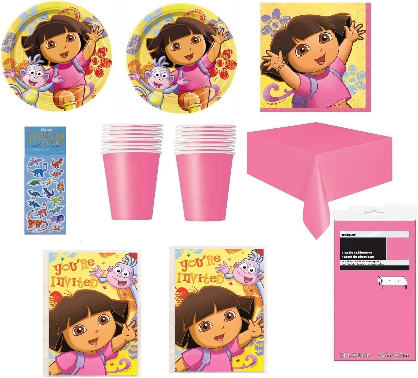 Amazon.com: Unique Industries Inc Dora the Explorer Birthday Party ...
