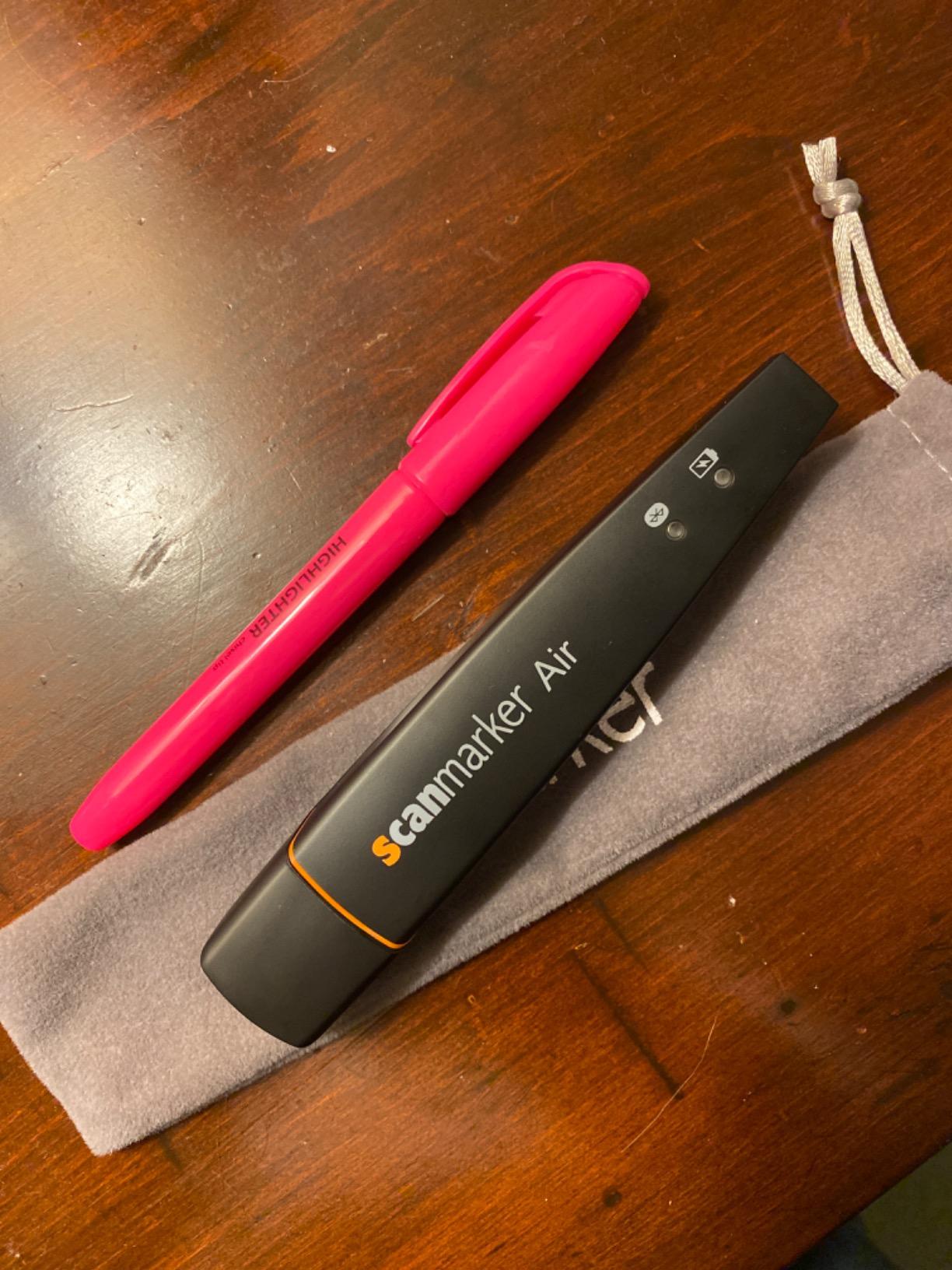 Scanmarker Air Pen Scanner - OCR Digital Highlighter and Reader ...