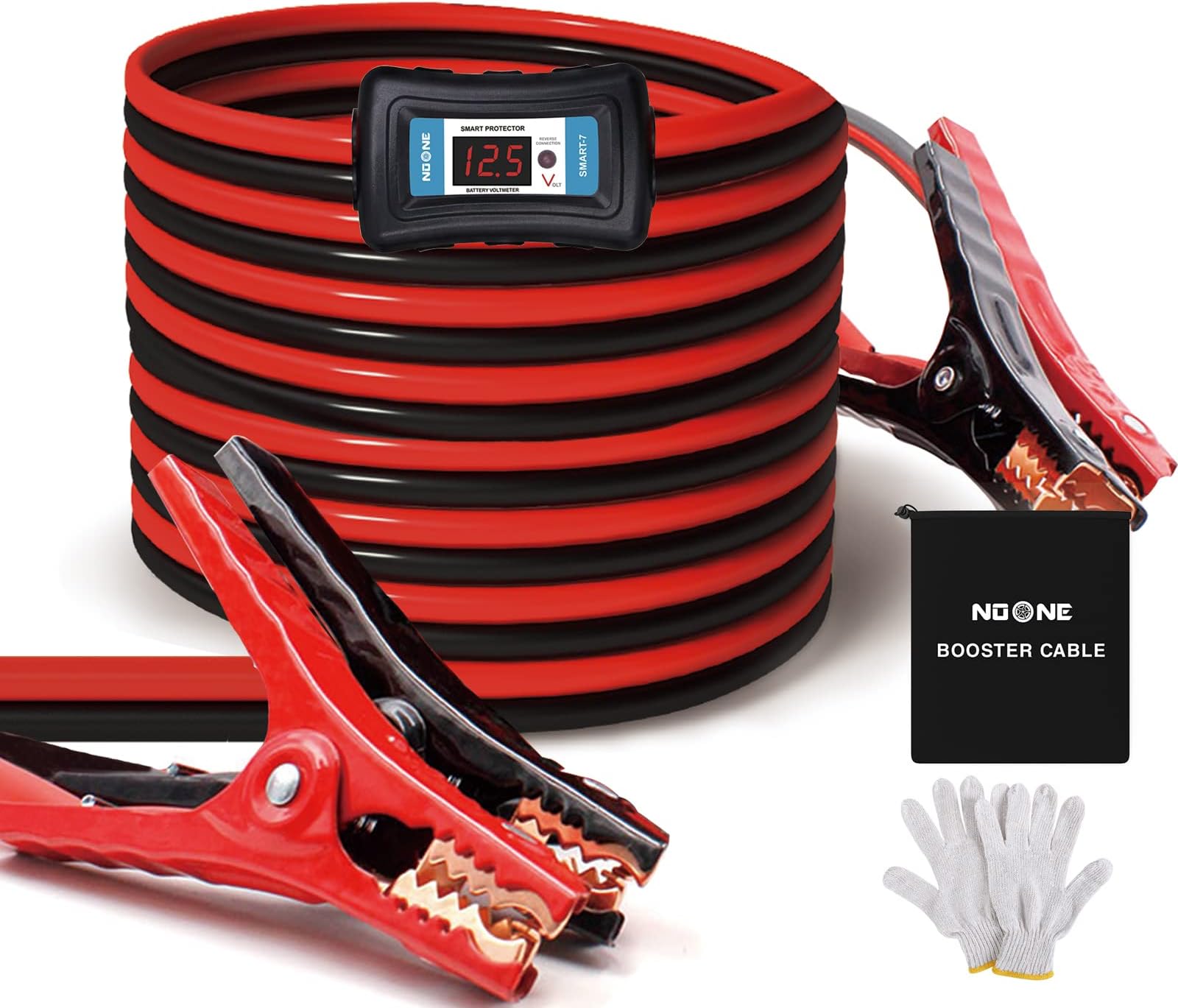 Amazon.com: AUTOGEN Jumper Cables Heavy Duty, Booster Cables 1 Gauge ...