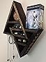 Amazon.com: FM Moon Phase Triangle Shelf with Hooks - Moon Shelf for ...