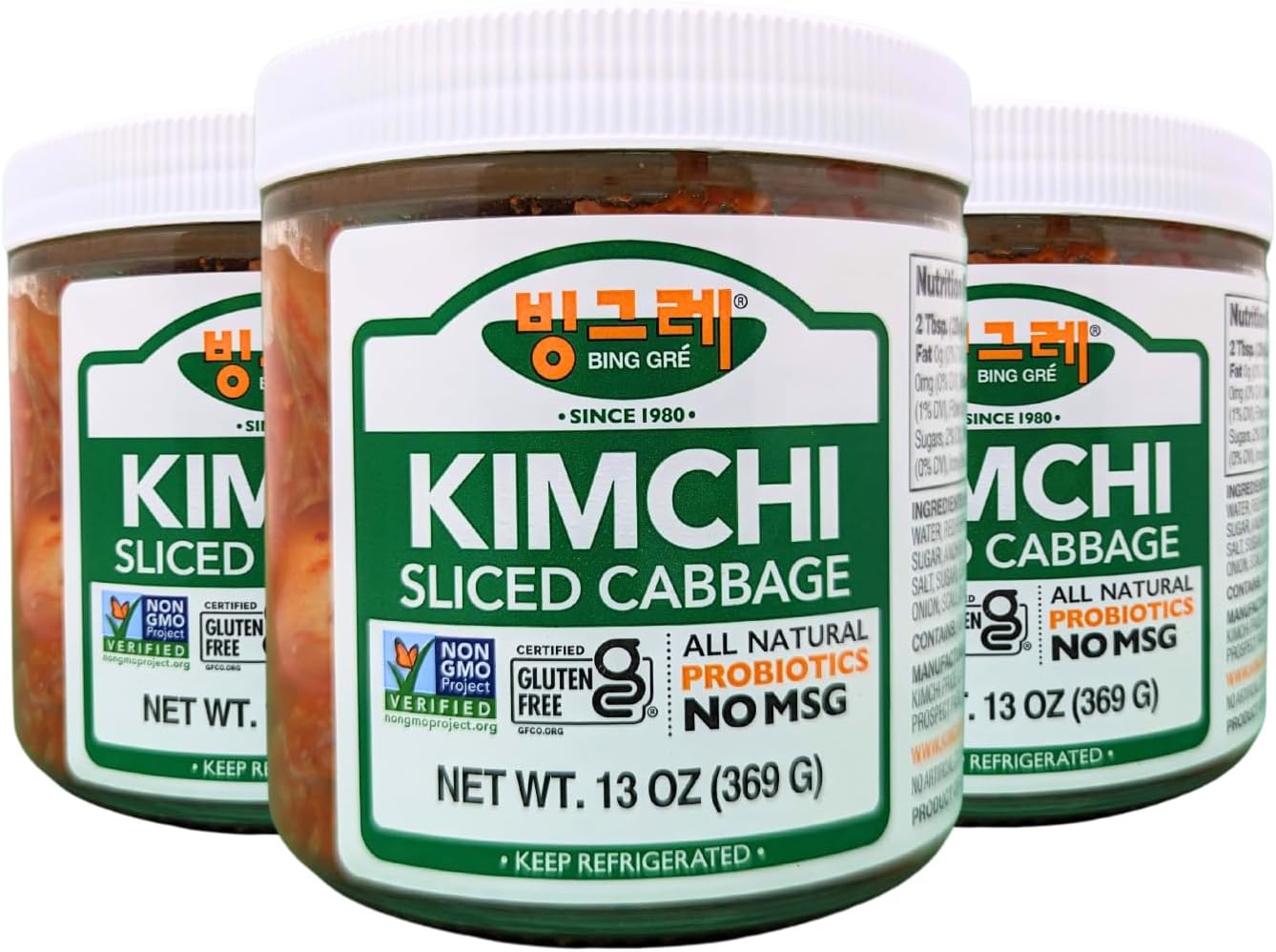 Amazon.com : Half Gallon (3.5 lbs.) Spicy Napa Cabbage Kimchi [Vegan ...