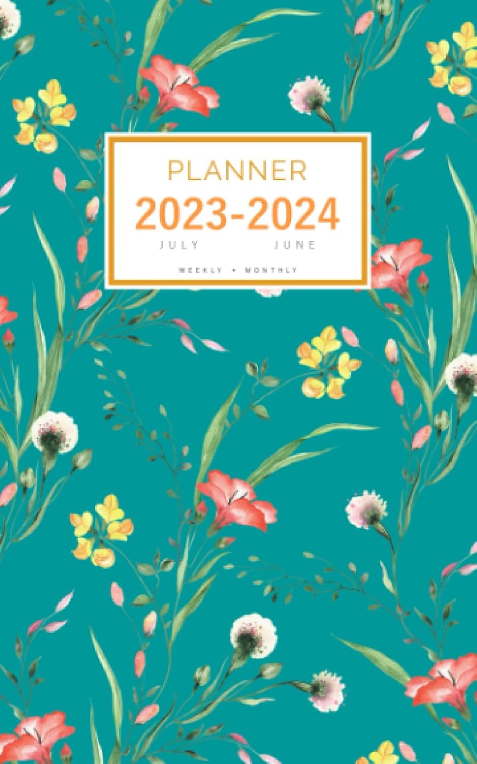 Planner July 2023-2024 June: 5x8 Weekly and Monthly Organizer Small ...