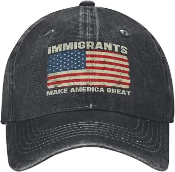 Amazon.com: Gymini Immigrants Make America Great Hat Immigration Keep ...