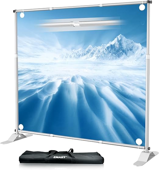 Amazon.com : EMART 10x10 ft Heavy Duty Banner Backdrop Stand Kit ...