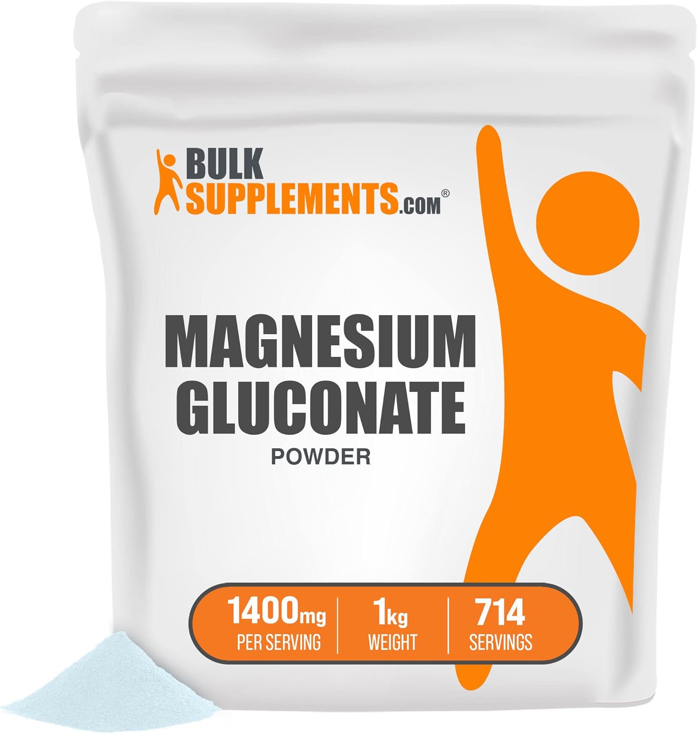 Amazon.com: BulkSupplements.com Magnesium Gluconate Powder - Magnesium ...