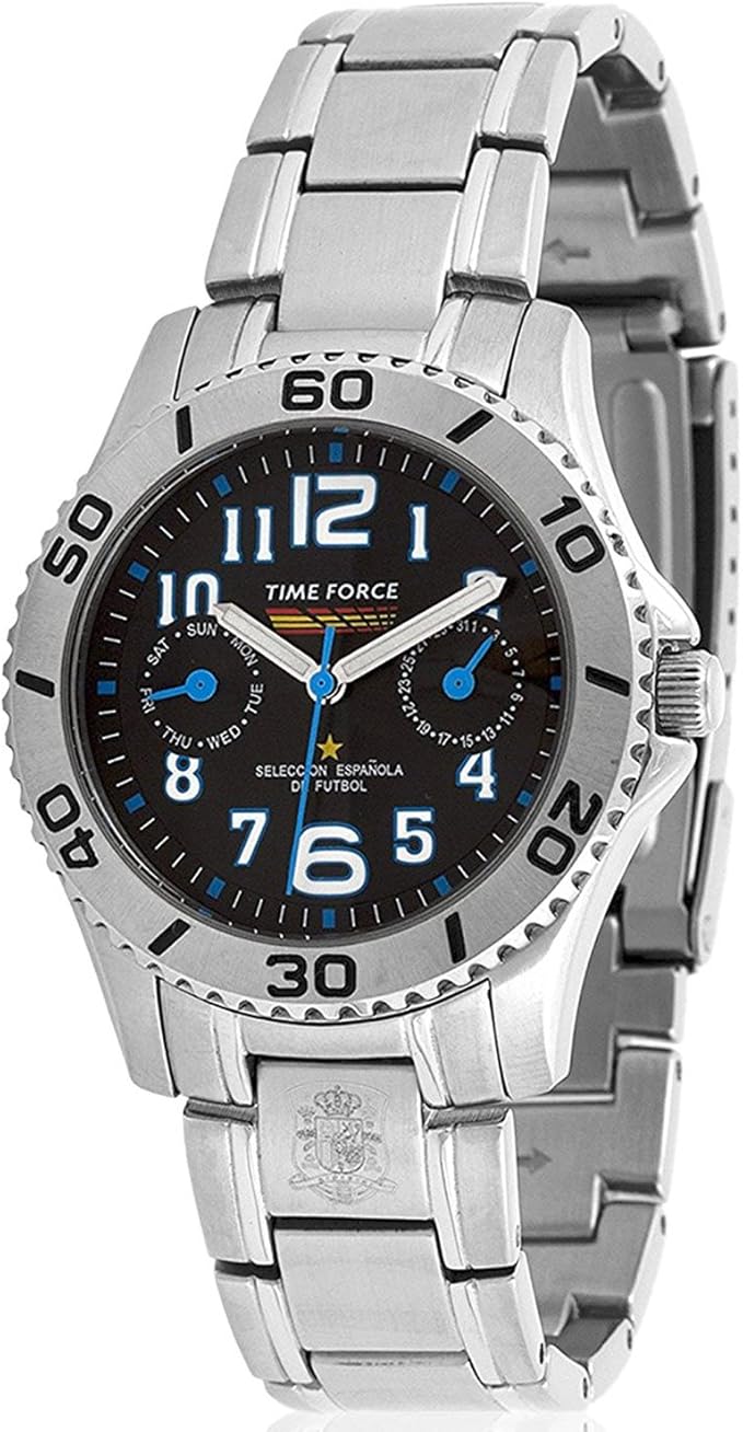 TIME FORCE TF-4131B01M Reloj para Chico, Multifunción, Selección ...