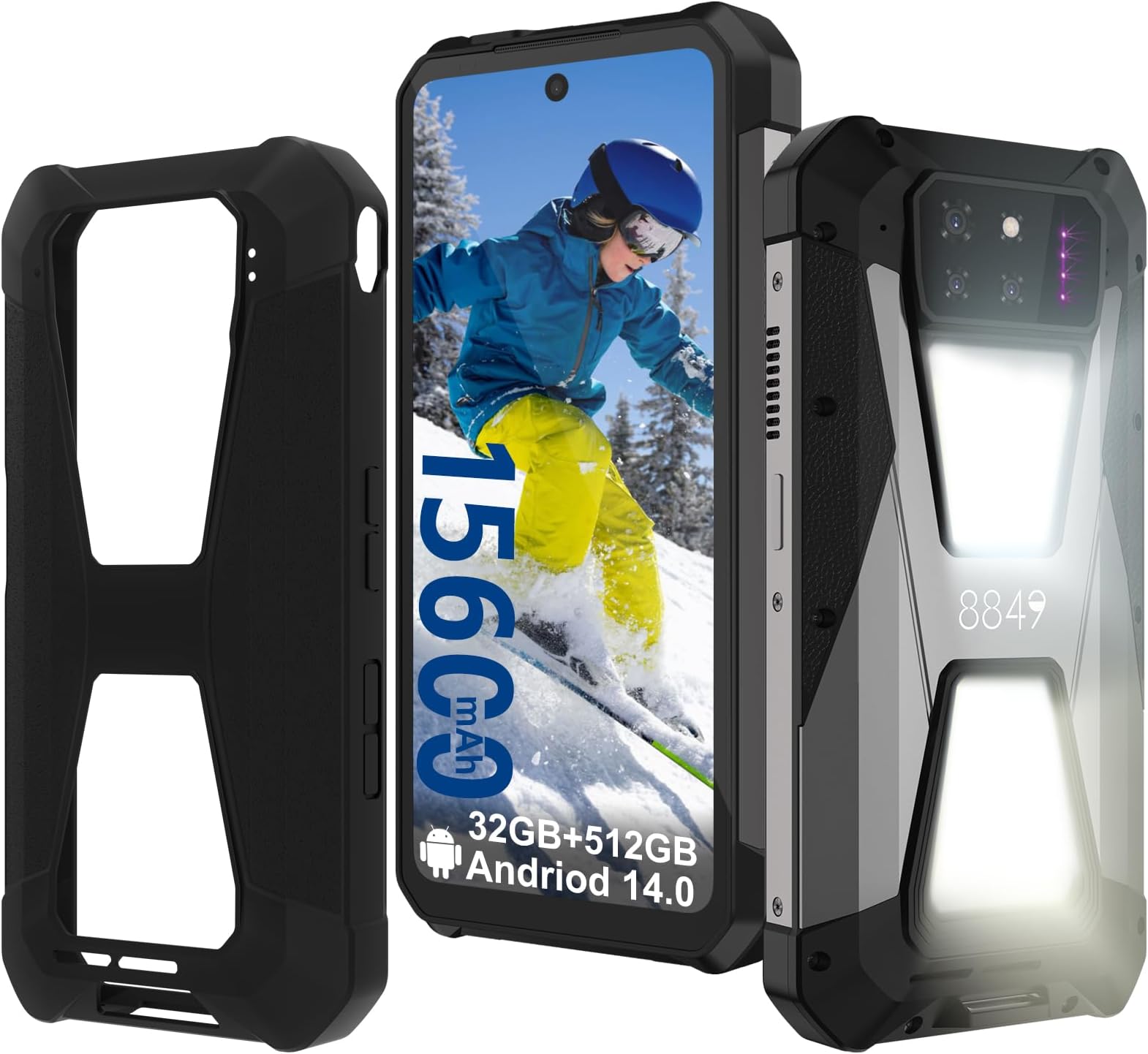 Amazon.com: 8849 Tank 3s Rugged Smartphone, 6.79" 5G Outdoor Rugged ...