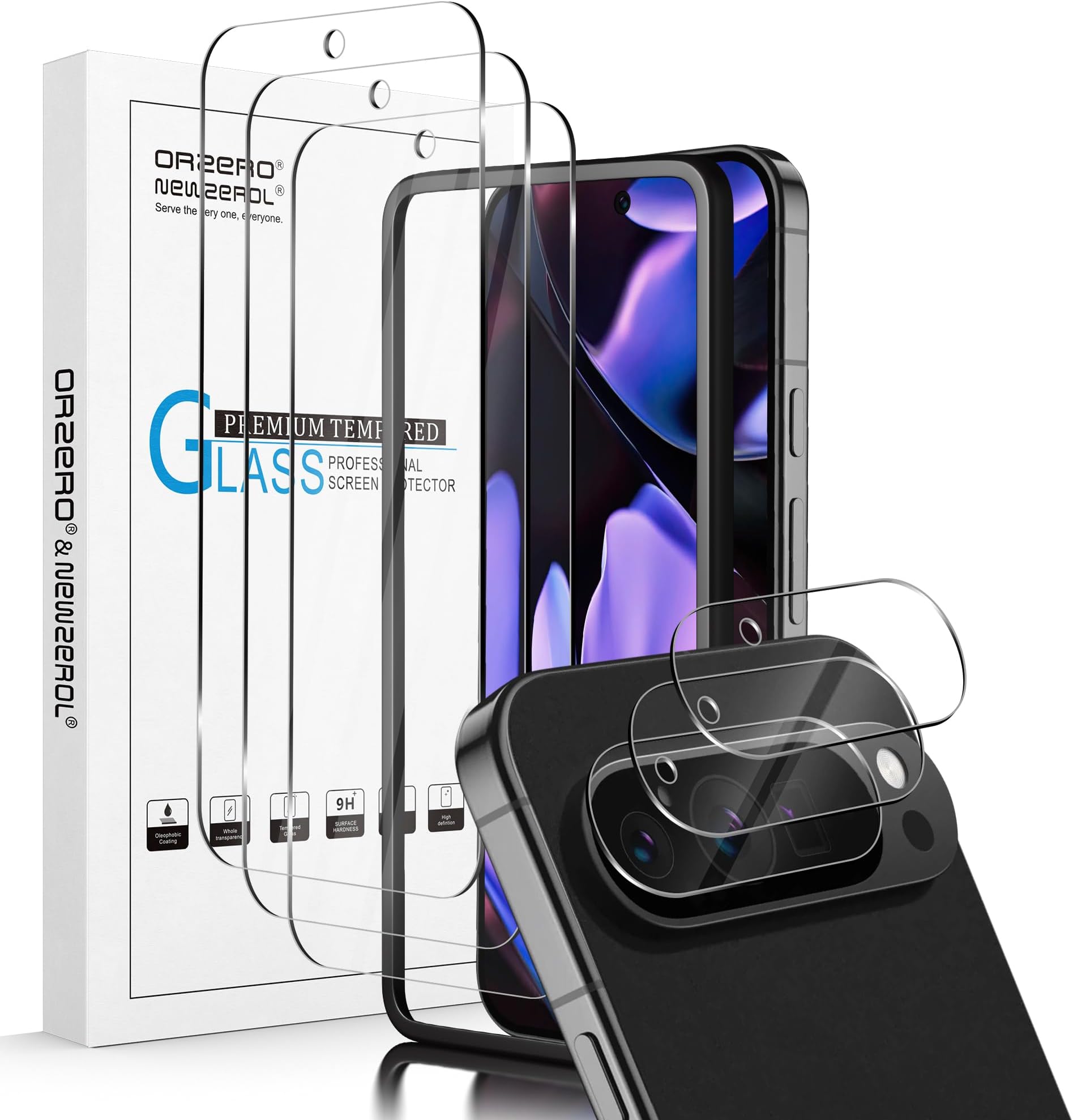 Amazon.com: AACL 3 Pack for Pixel 9 Pro XL Screen Protector Tempered ...