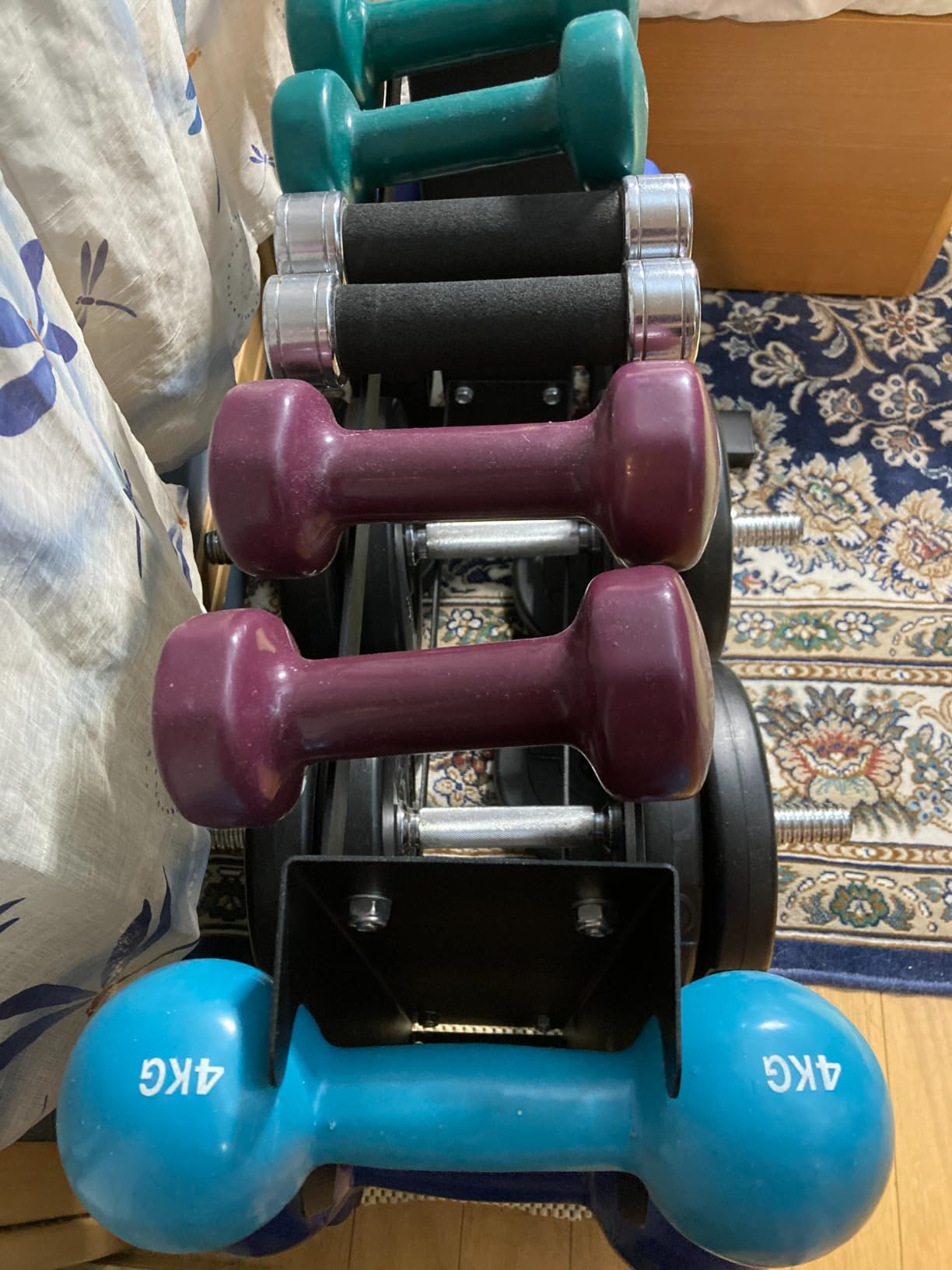 Amazon | PROIRON ダンベルラック ワンピース鋼 | PROIRON | ダンベル・アレー