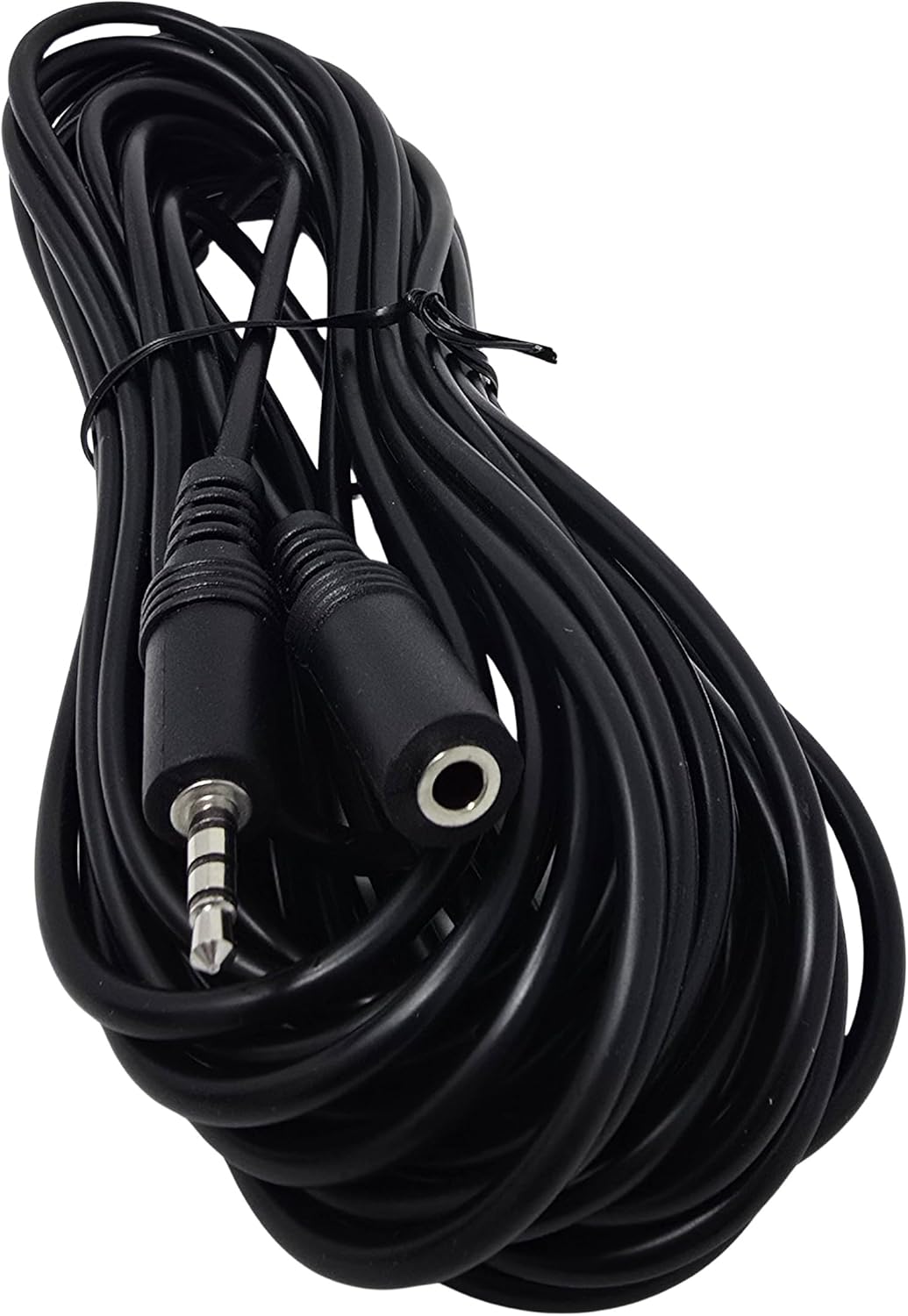 YCS Basics 25 Foot 3.5mm Male to Female 4 Conductor TRRS Extension ...