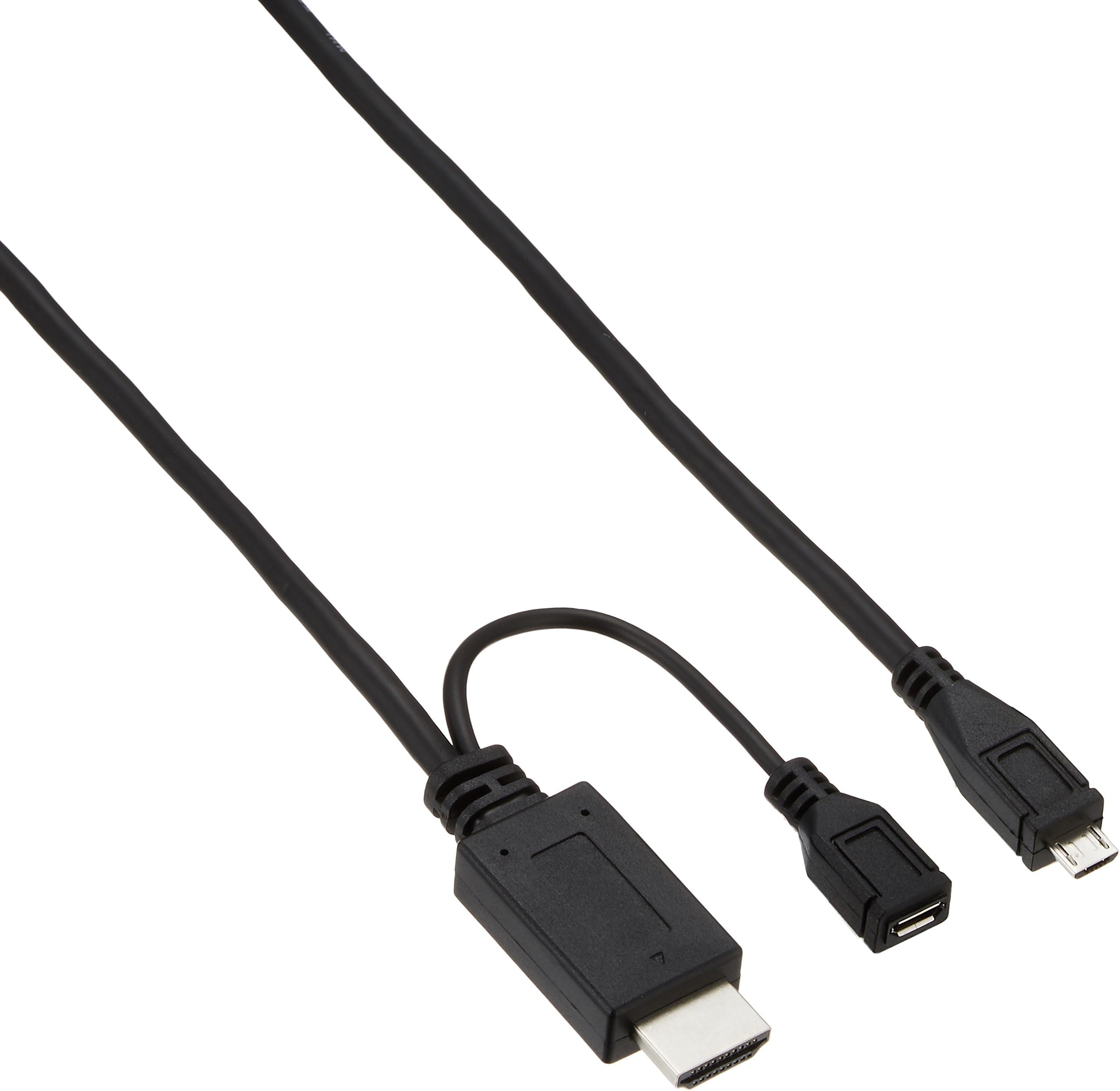 Amazon.co.jp: エレコム MHL3.0ケーブル/3m/ブラック DH-MHL3C30BK : 家電＆カメラ