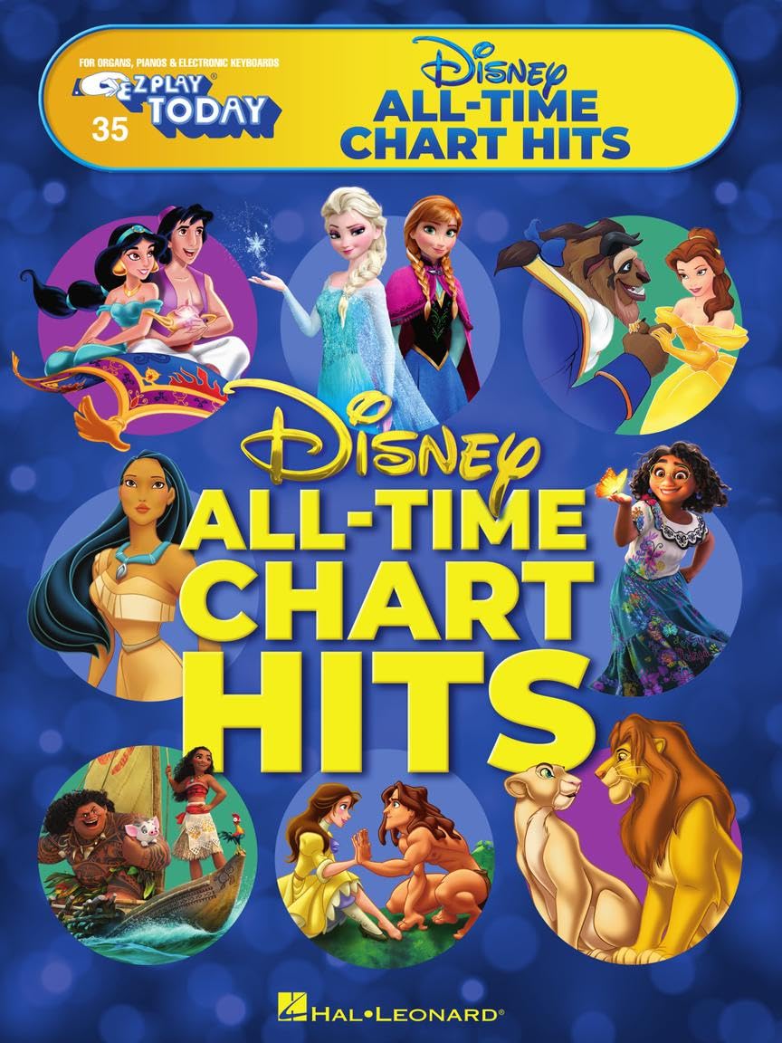 Amazon.com: Disney All-Time Chart Hits: E-Z Play Today #35 | Easy Piano ...