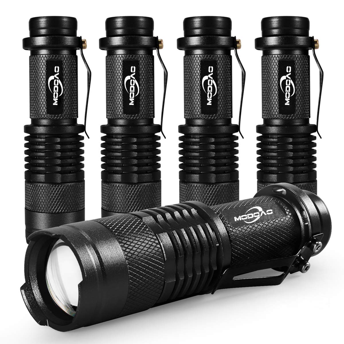 MODOAO Mini LED Flashlight 3 Modes Ultra-Bright Light 300 Lumens ...