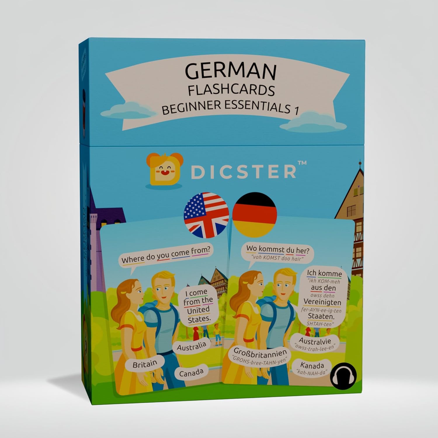 Amazon.com: German Flashcards - Beginner Essentials 1: 52 flashcards ...