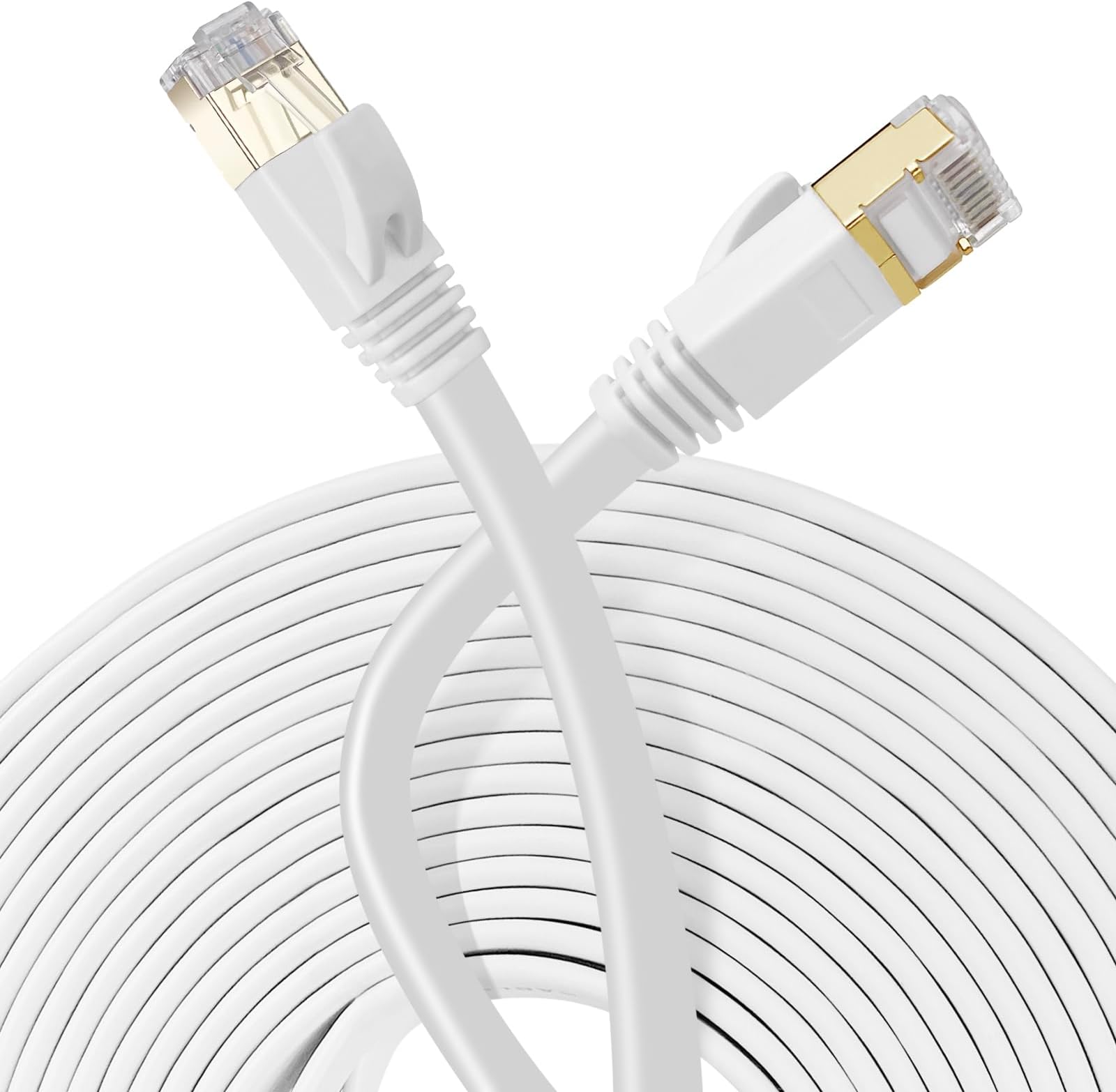 Veetop 10m Lan Kabel Netzwerkkabel Cat 7 Ethernet Kabel mit vergoldetem ...