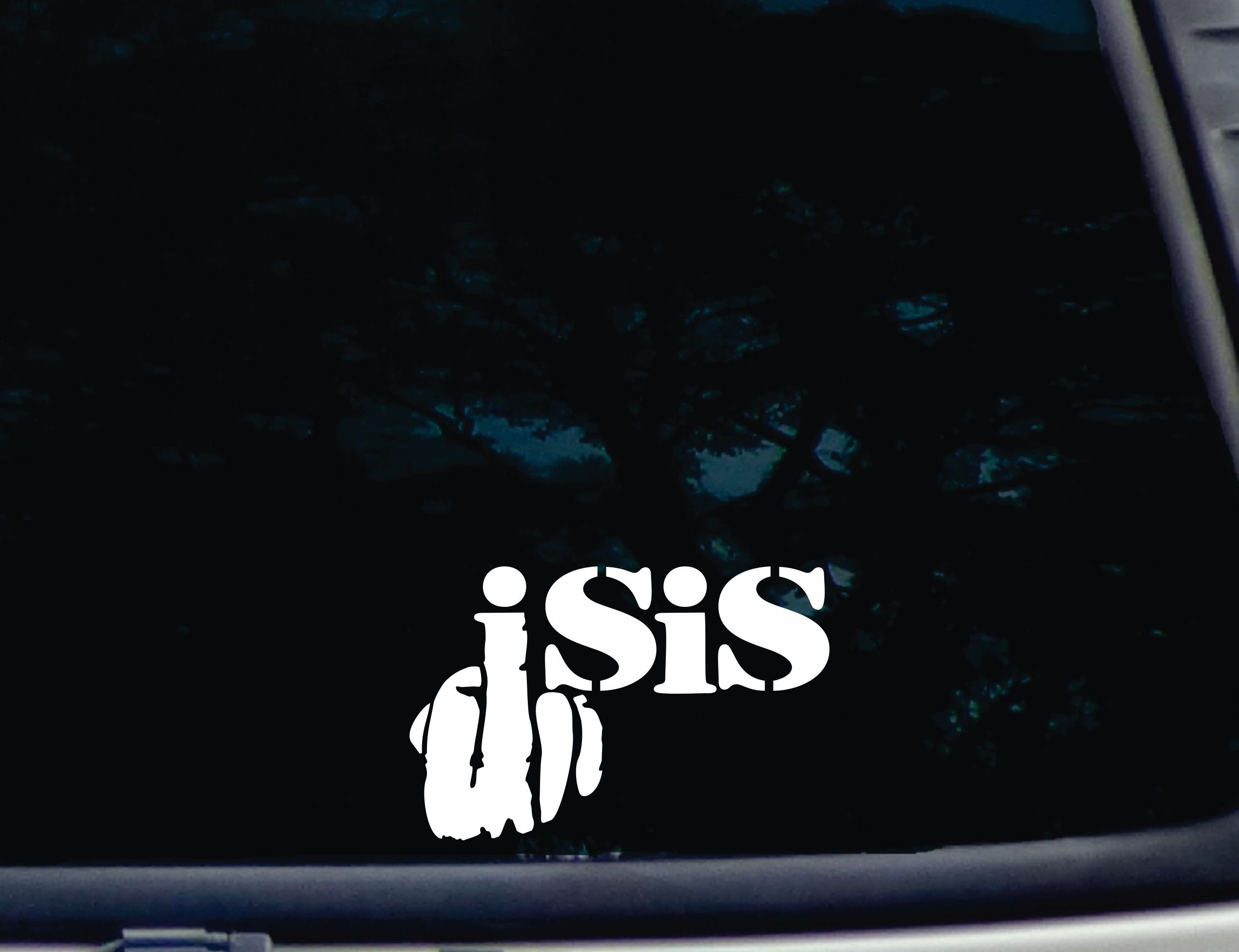 Amazon.com: F*ck ISIS with Middle Finger - 5 3/4" x 3 3/4" die cut ...