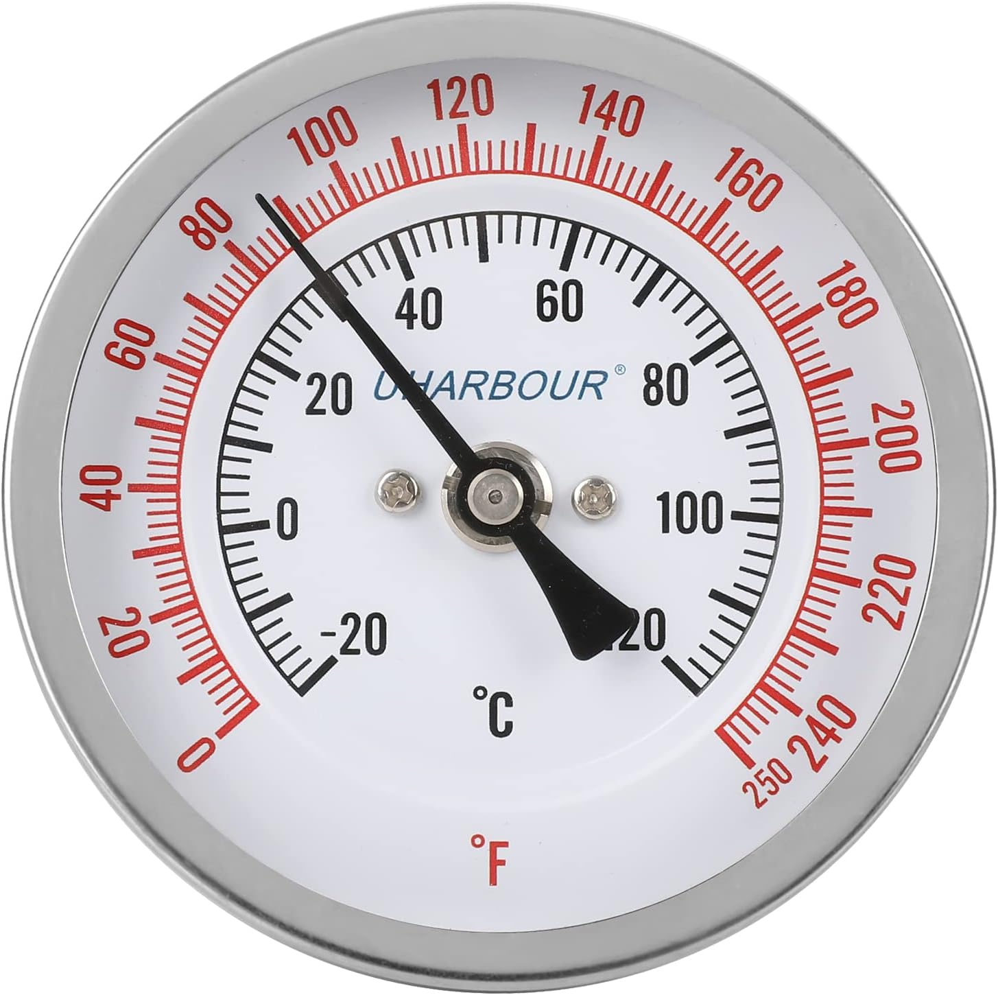 Amazon.com: Dial Thermometer, Stainless Steel Thermometer for Home ...