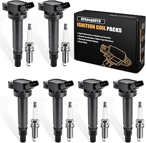 Amazon.com: 6pcs Ignition Coils UF495 & Spark Plugs 90919-01235 Compatible with Toyota Tacoma ...