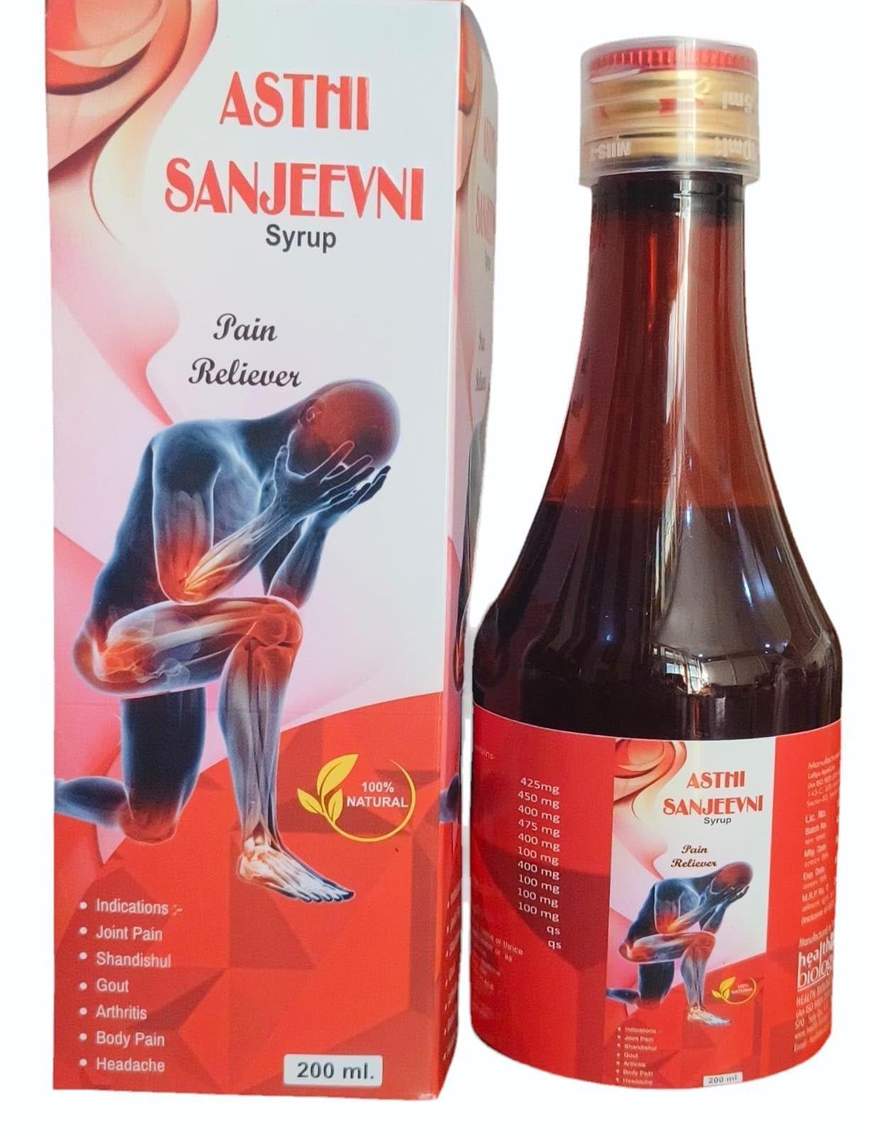 Buy Health Biologics Combo Pack Pain Reliever Syrup For Body pain ...