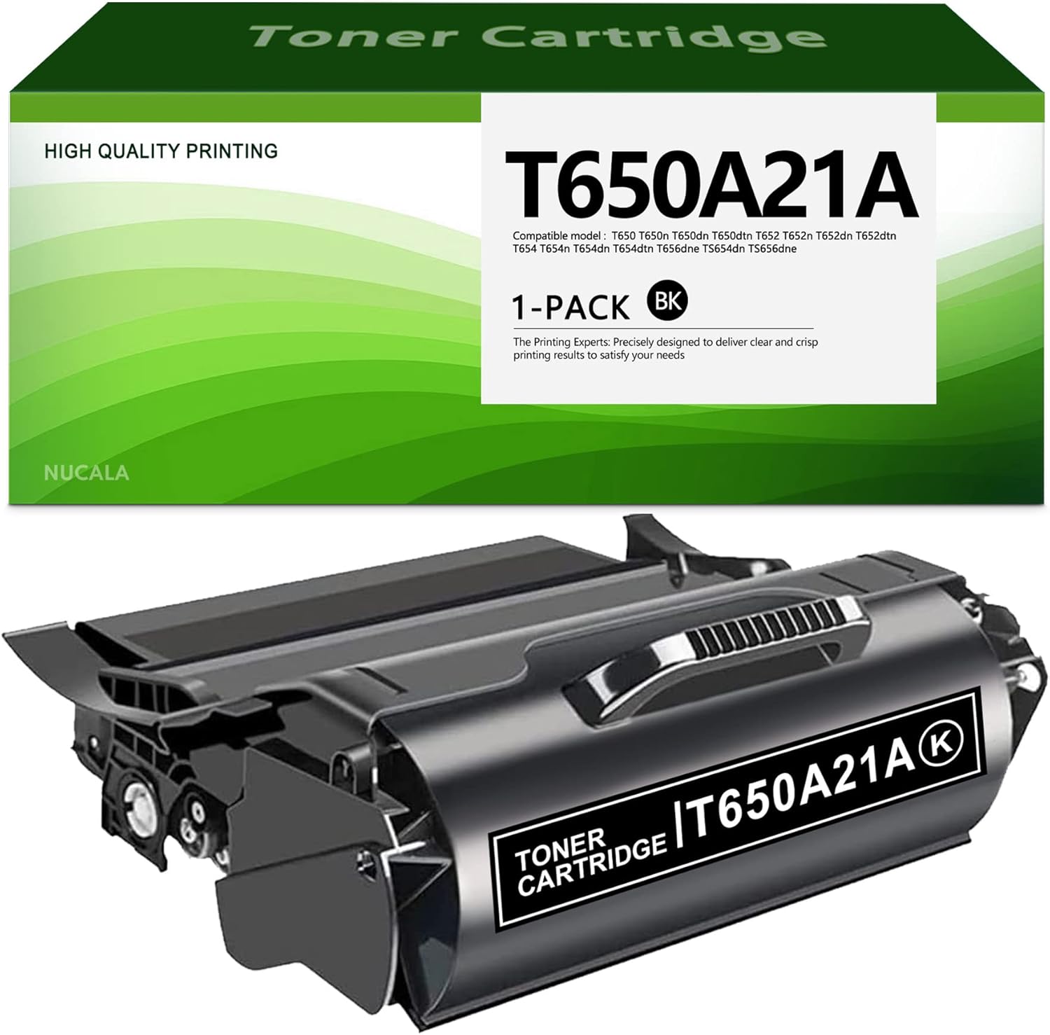 Amazon.com: T650A21A Toner Cartridge NUC Compatible T650 Toner ...