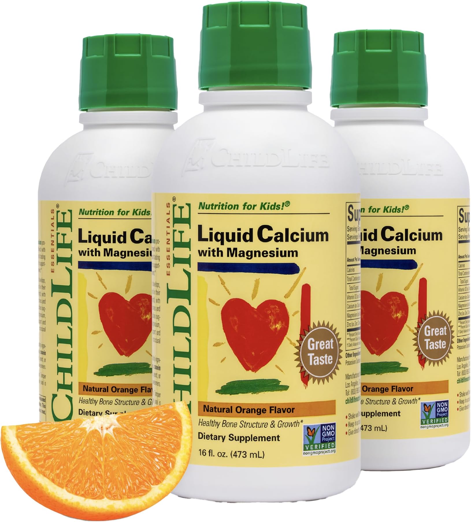 Amazon.com: ChildLife Essentials Liquid Calcium Supplement for Kids ...